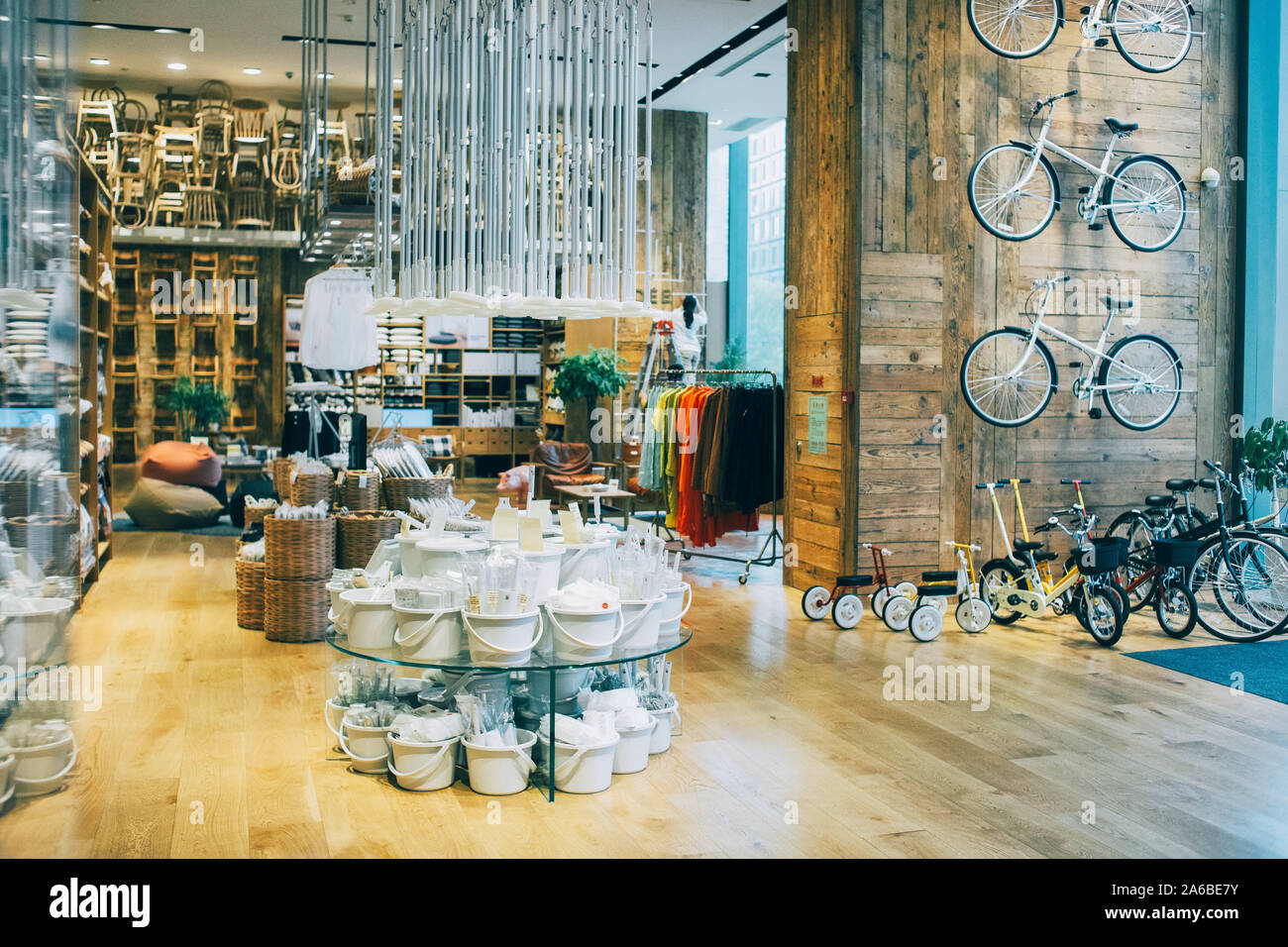 Muji store interior hi-res stock photography and images - Alamy