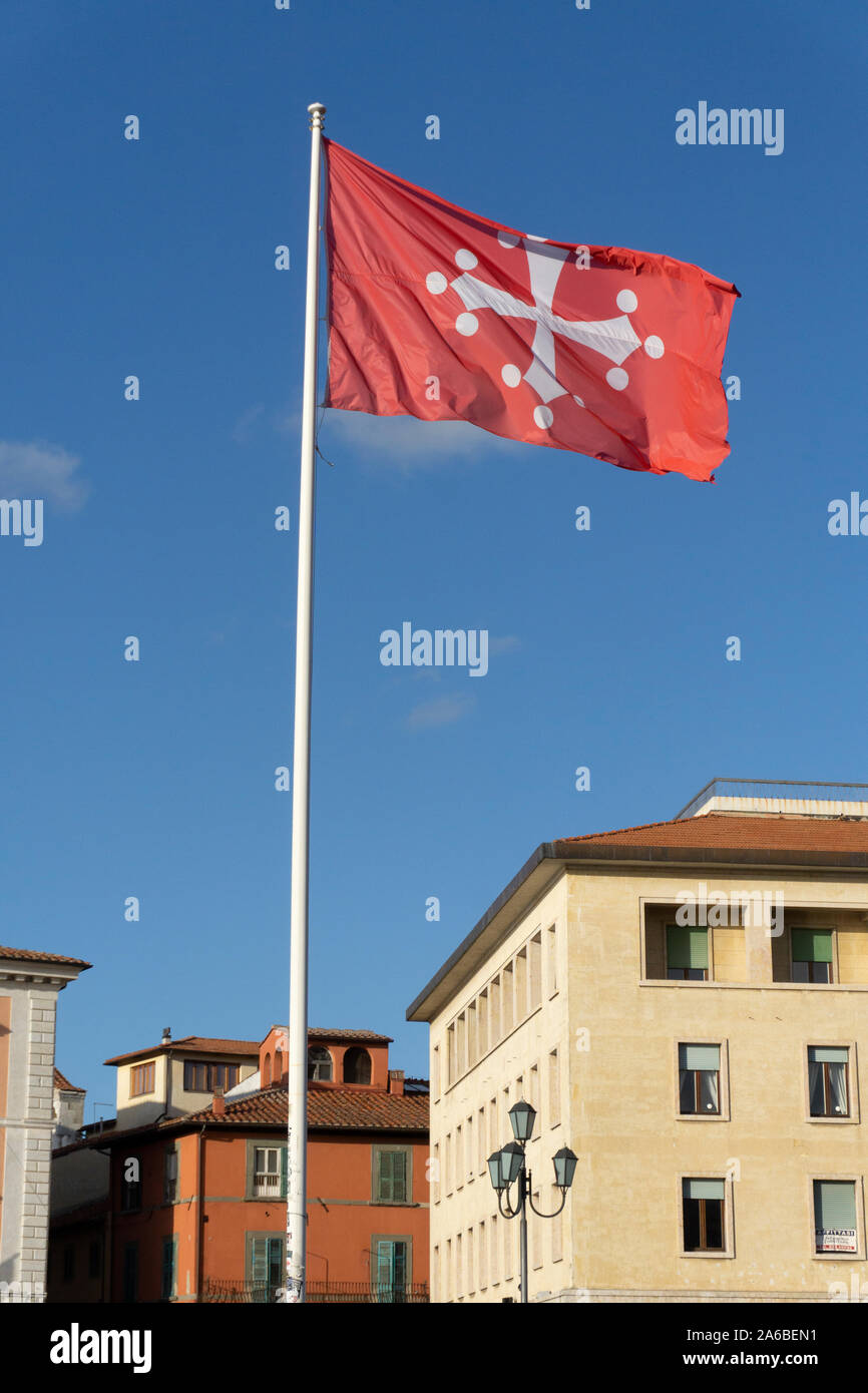 city of pisa flag Stock Photo - Alamy