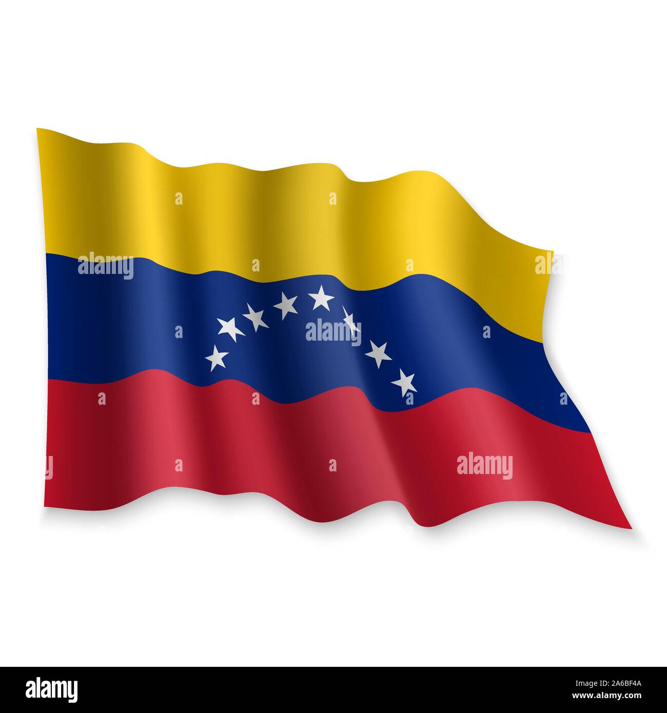 Venezuelan Flag Waving