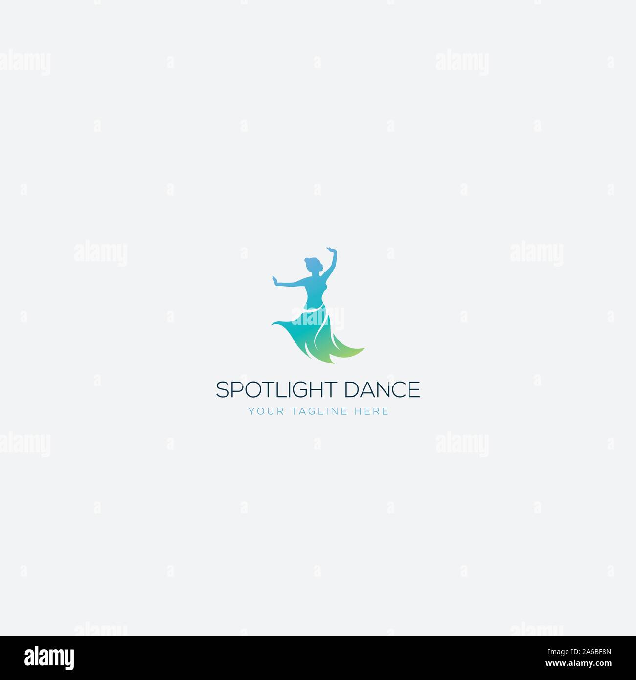 spotlight dance abstract people dance logo designs Stock Vector Image ...