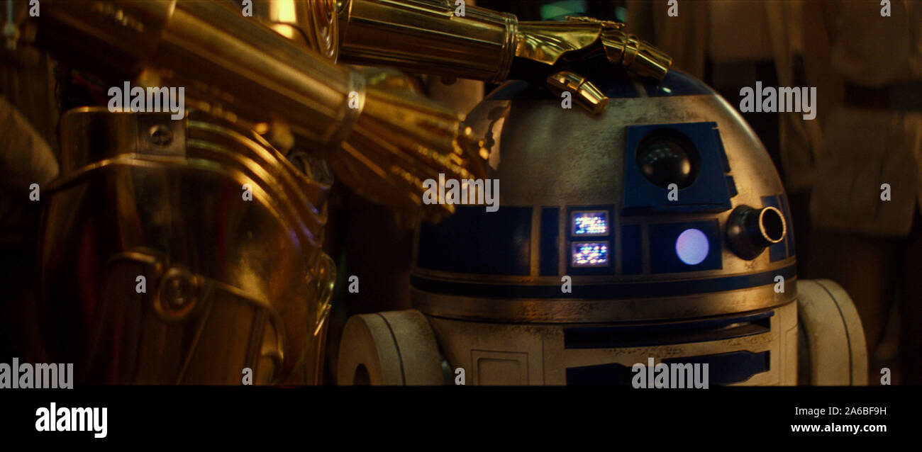 R2-D2 with C-3PO (Anthony Daniels) in STAR WARS: THE RISE OF SKYWALKER ...