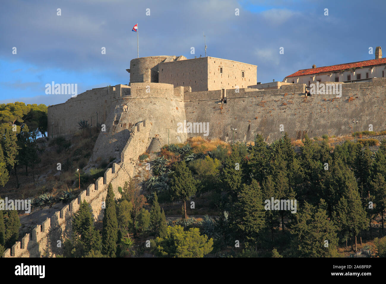Croatia, Hvar, Fortress Stock Photo - Alamy