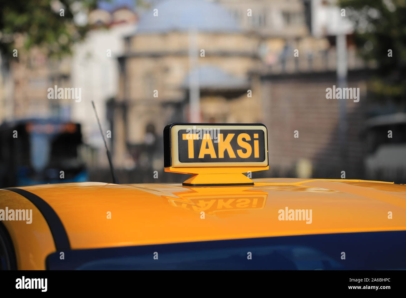 Istanbul taxi sign hi-res stock photography and images - Alamy