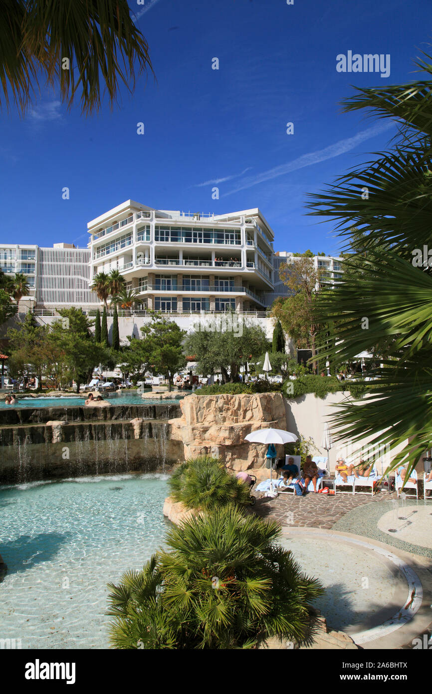 Croatia, Hvar, Amfora Beach Resort Stock Photo - Alamy