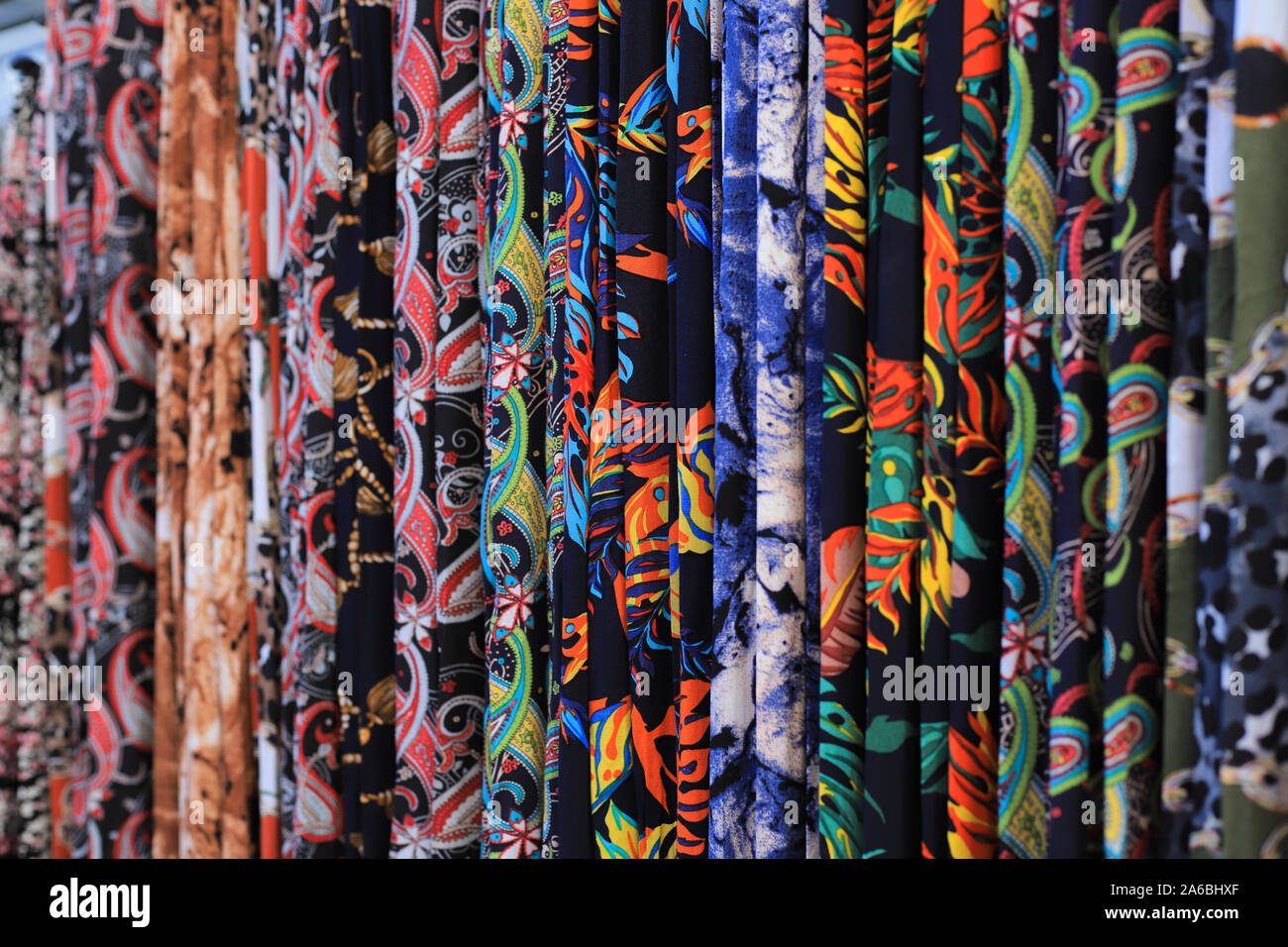 Luxury textile market hi-res stock photography and images - Alamy