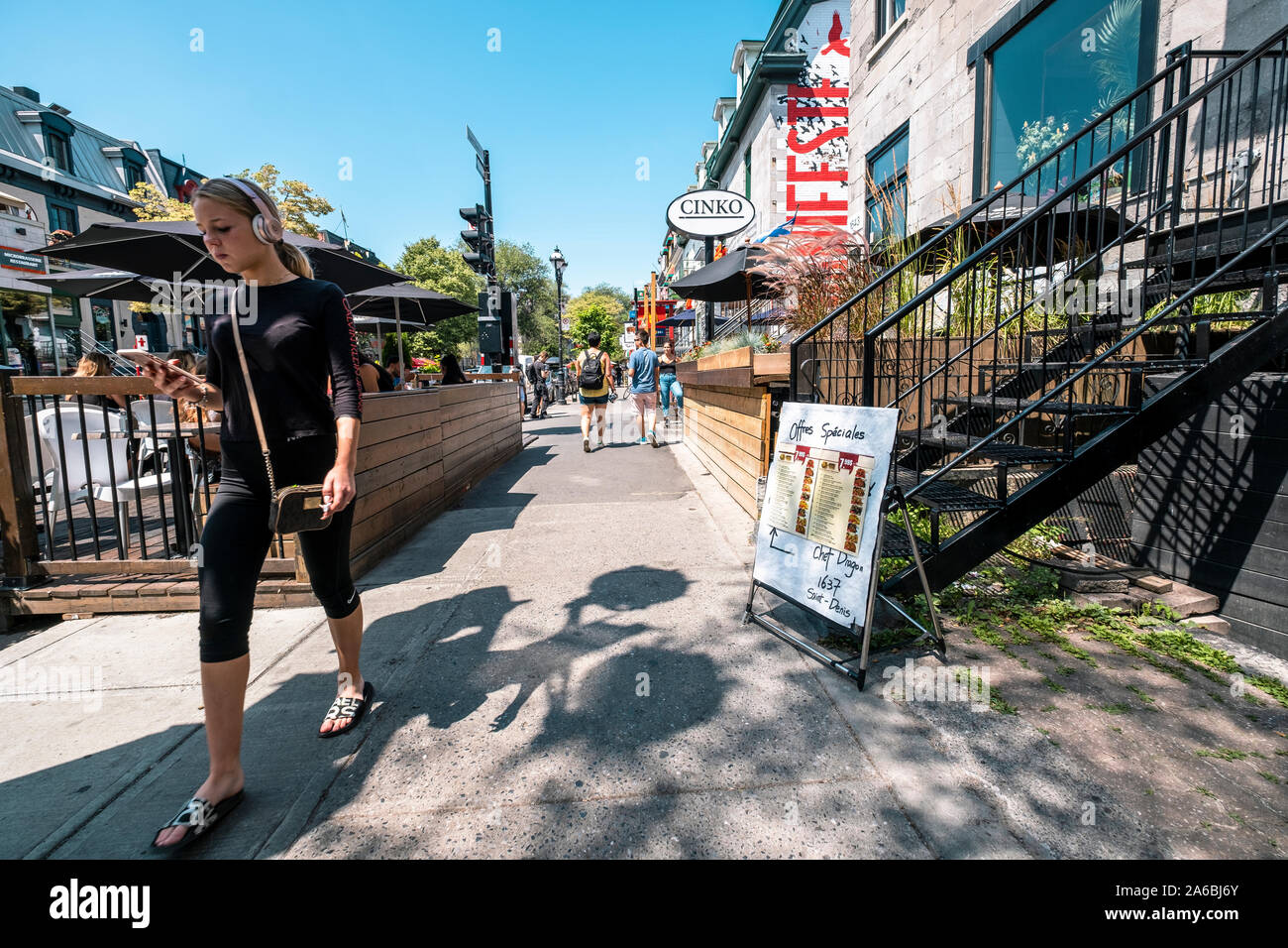 Rue saint denis québec city hi-res stock photography and images - Alamy