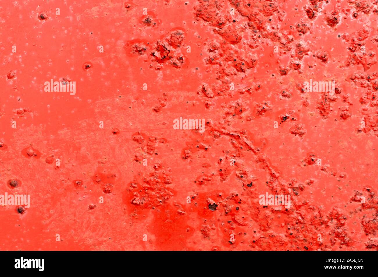 rugged and weathered red metal texture background Stock Photo - Alamy