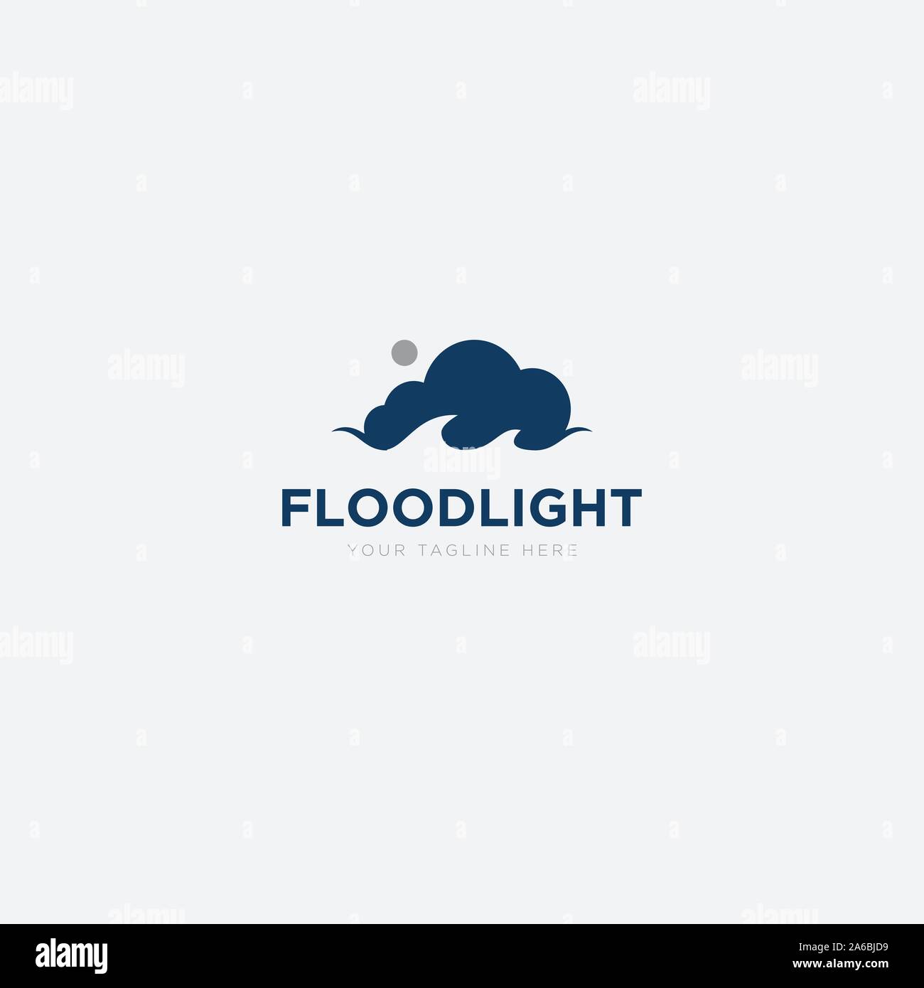 cloud light logo research modern wave Stock Vector Image & Art - Alamy