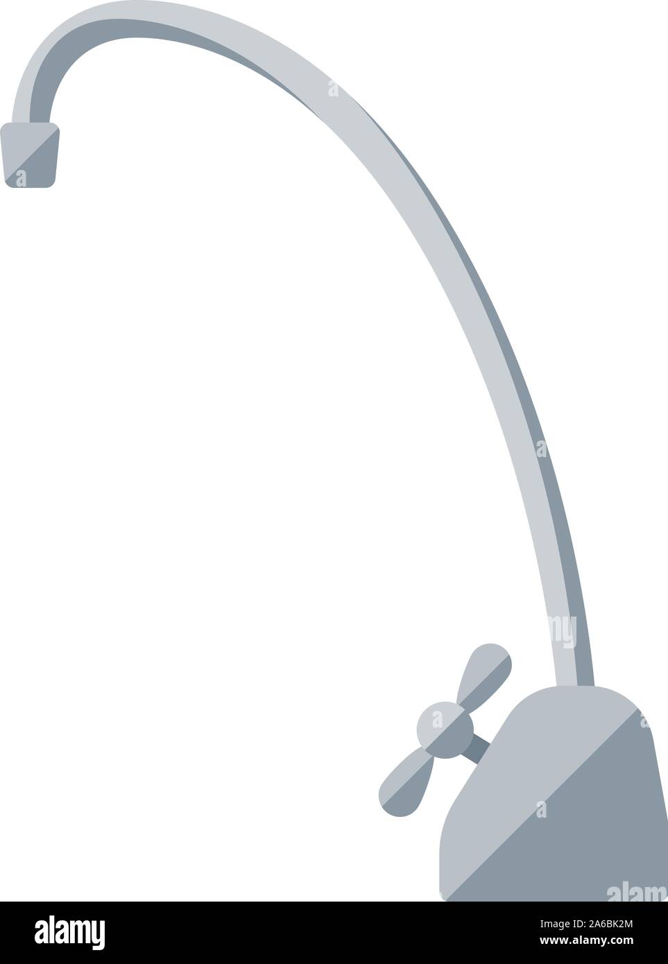 Faucet water filter bathroom Stock Vector Images - Alamy