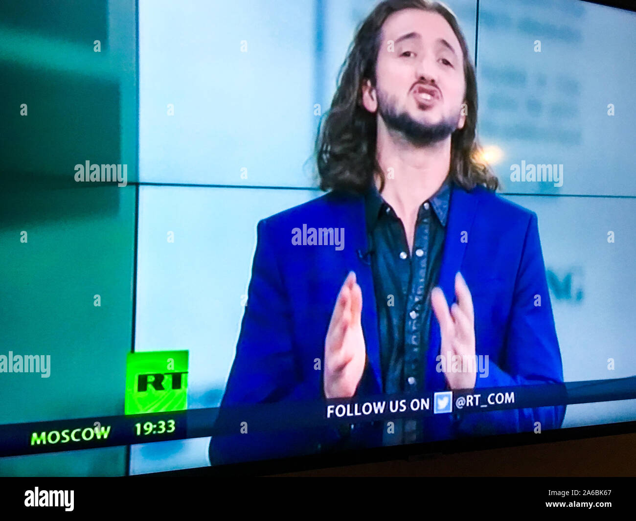 Russian International Television Network High Resolution Stock ...