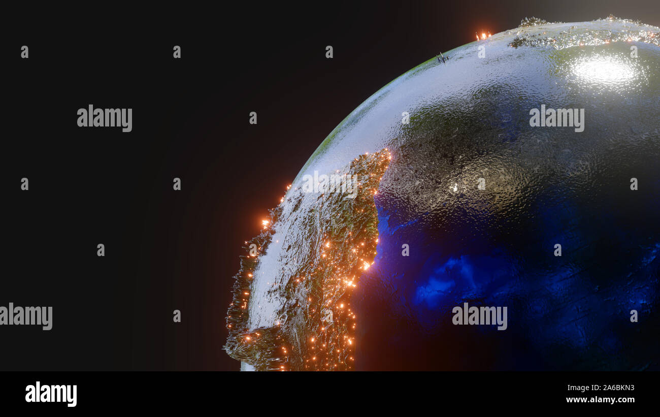 Planet Earth - Elements of this Image Furnished By NASA. 3D ...