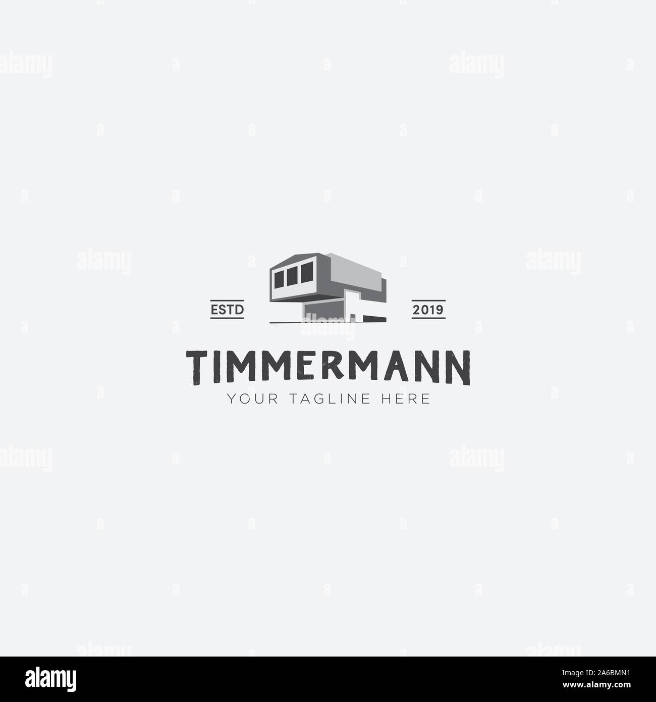 Classic residential house Stock Vector Images - Alamy