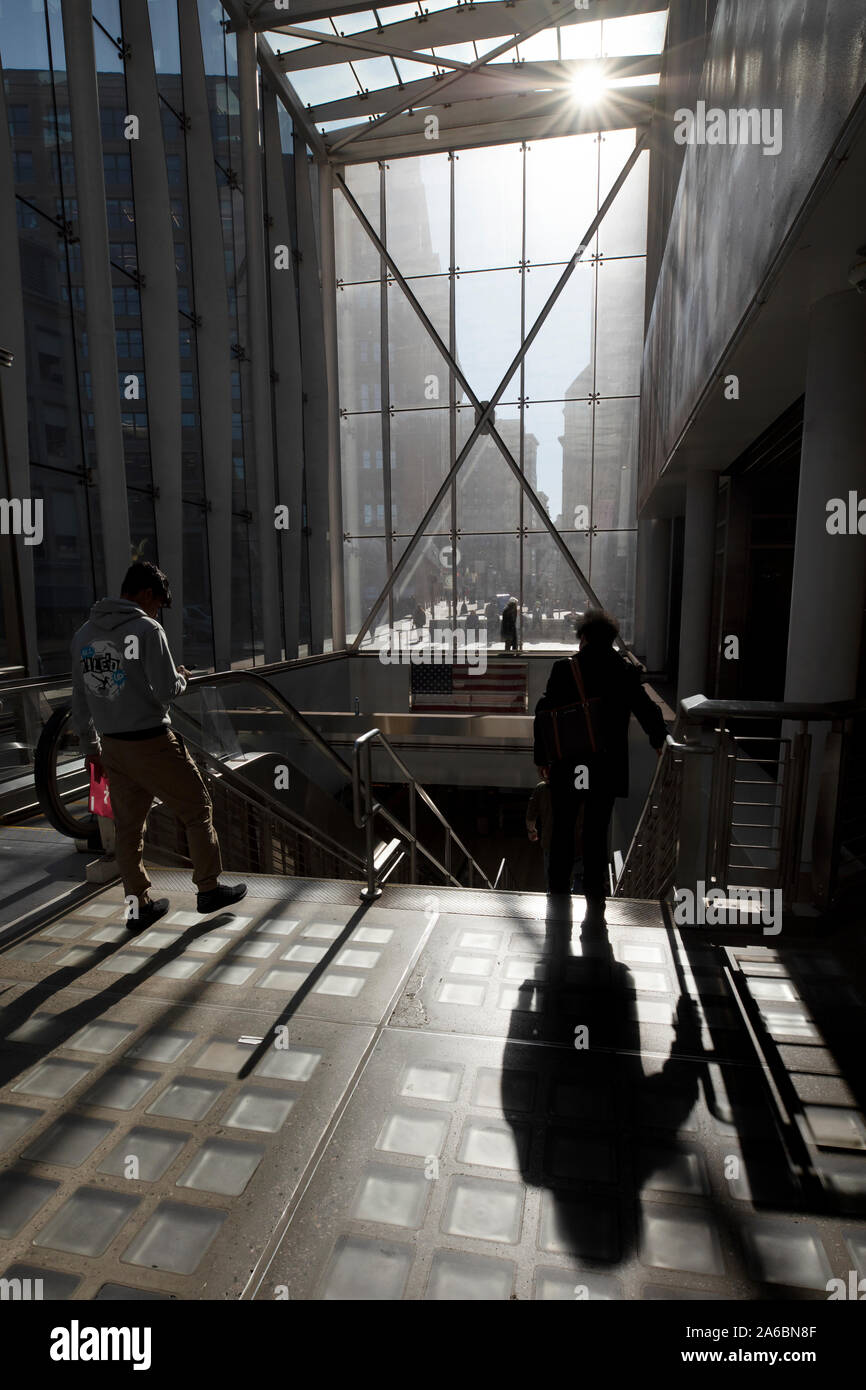 Government Center transit station, Boston, Massachusetts Stock Photo ...