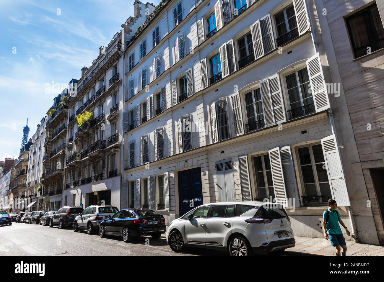 Neo-Renaissance architecture of rue de Grenelle, Paris Stock Photo - Alamy