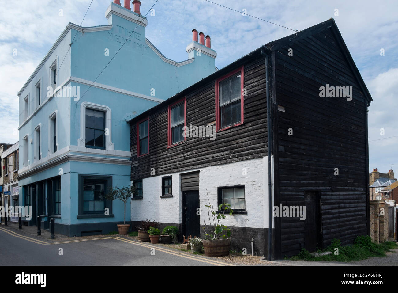 Traditional houses in Old Town, Margate, Kent UK Stock Photo - Alamy