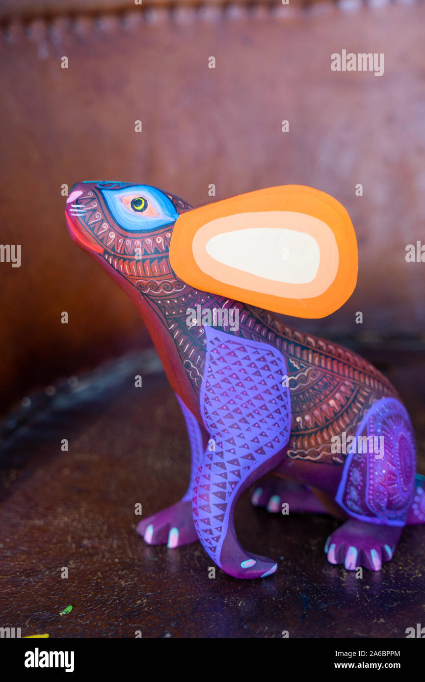 Mexican Folk Art "Alebrije" in Oaxaca Stock Photo - Alamy