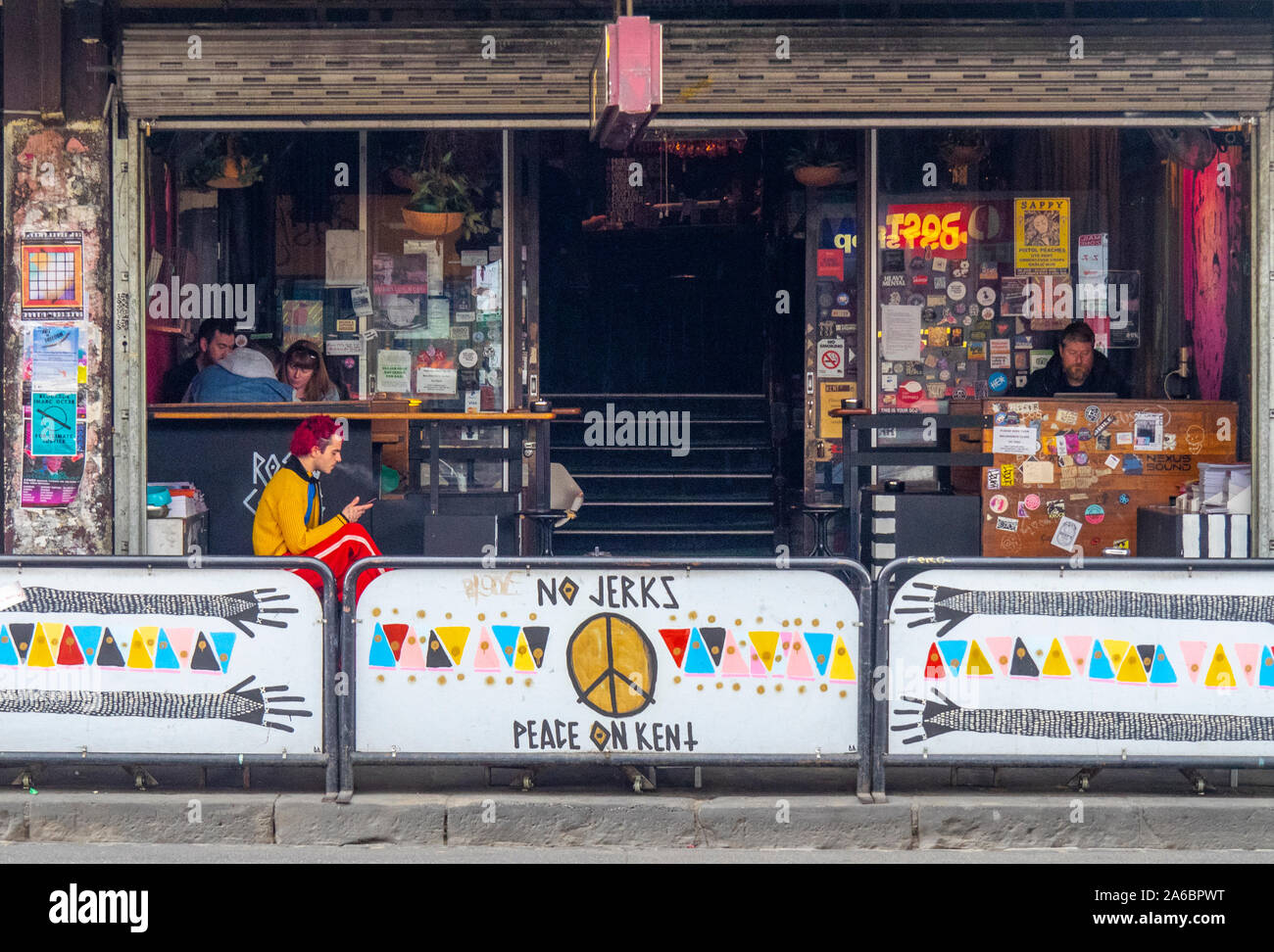 Melbourne collingwood cafe hi-res stock photography and images - Alamy