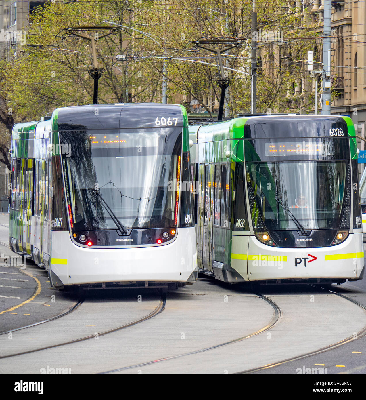 Trams commuting hi-res stock photography and images - Alamy