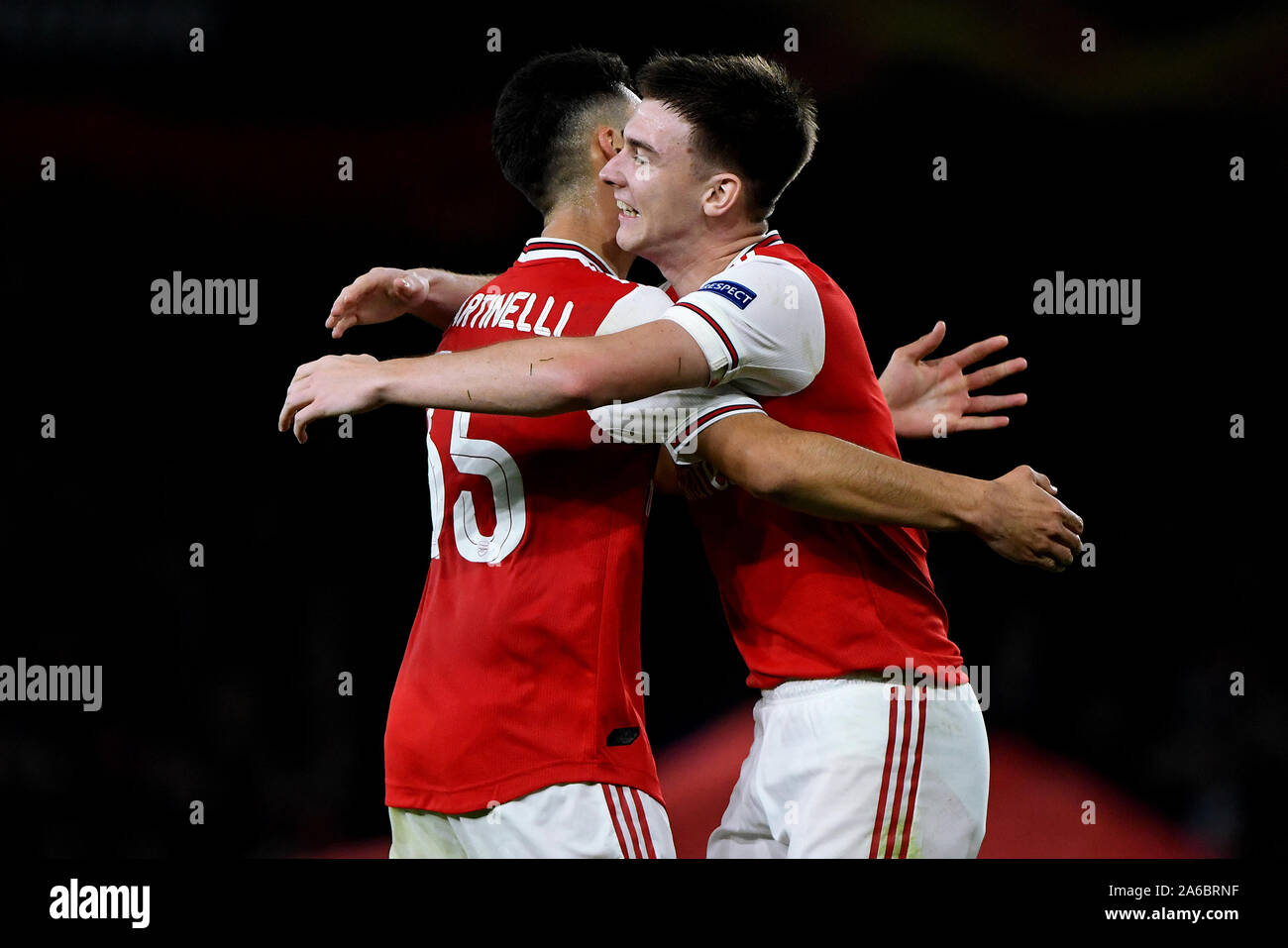 Gabriel martinelli celebrates hi-res stock photography and images - Alamy