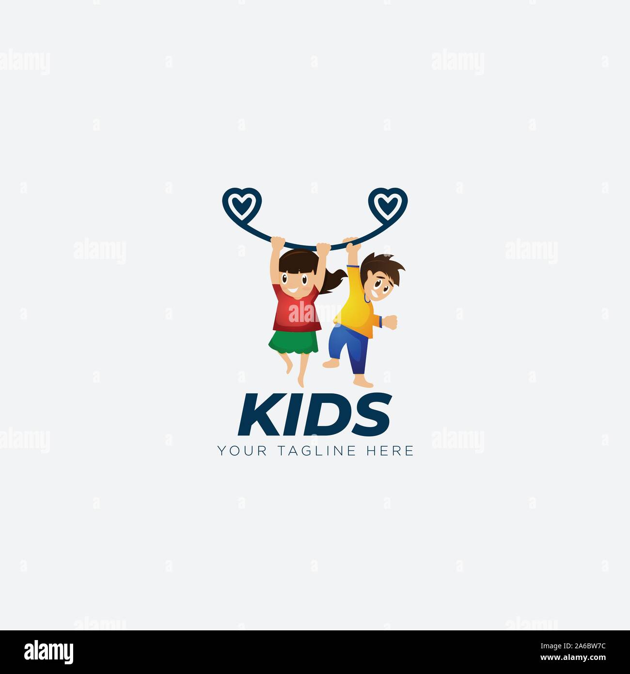 Kids love it logo hi-res stock photography and images - Alamy