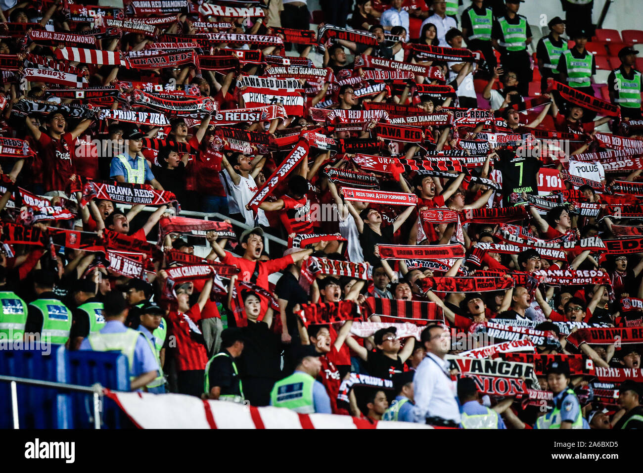 Japanese fans show support japanese hi-res stock photography and images ...