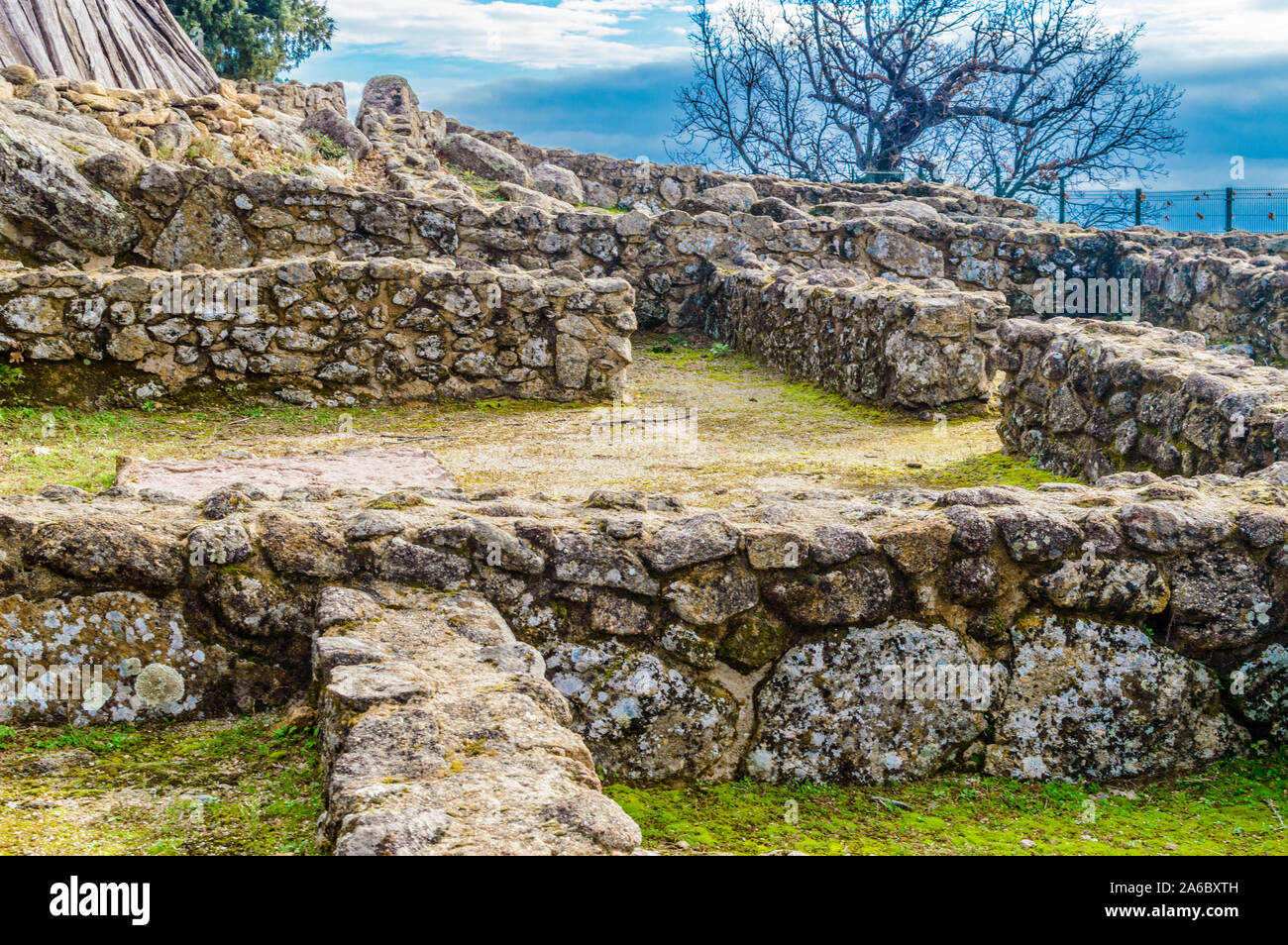 Ruins Of The Houses Inside The Walls Dated In The Iron Age In The 3rd ...