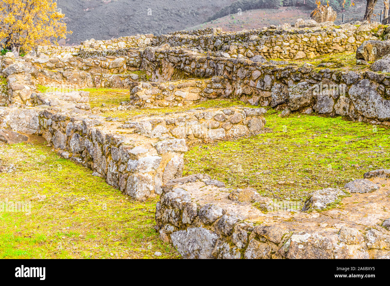 Ruins Of The Houses Inside The Walls Dated In The Iron Age In The 3rd ...