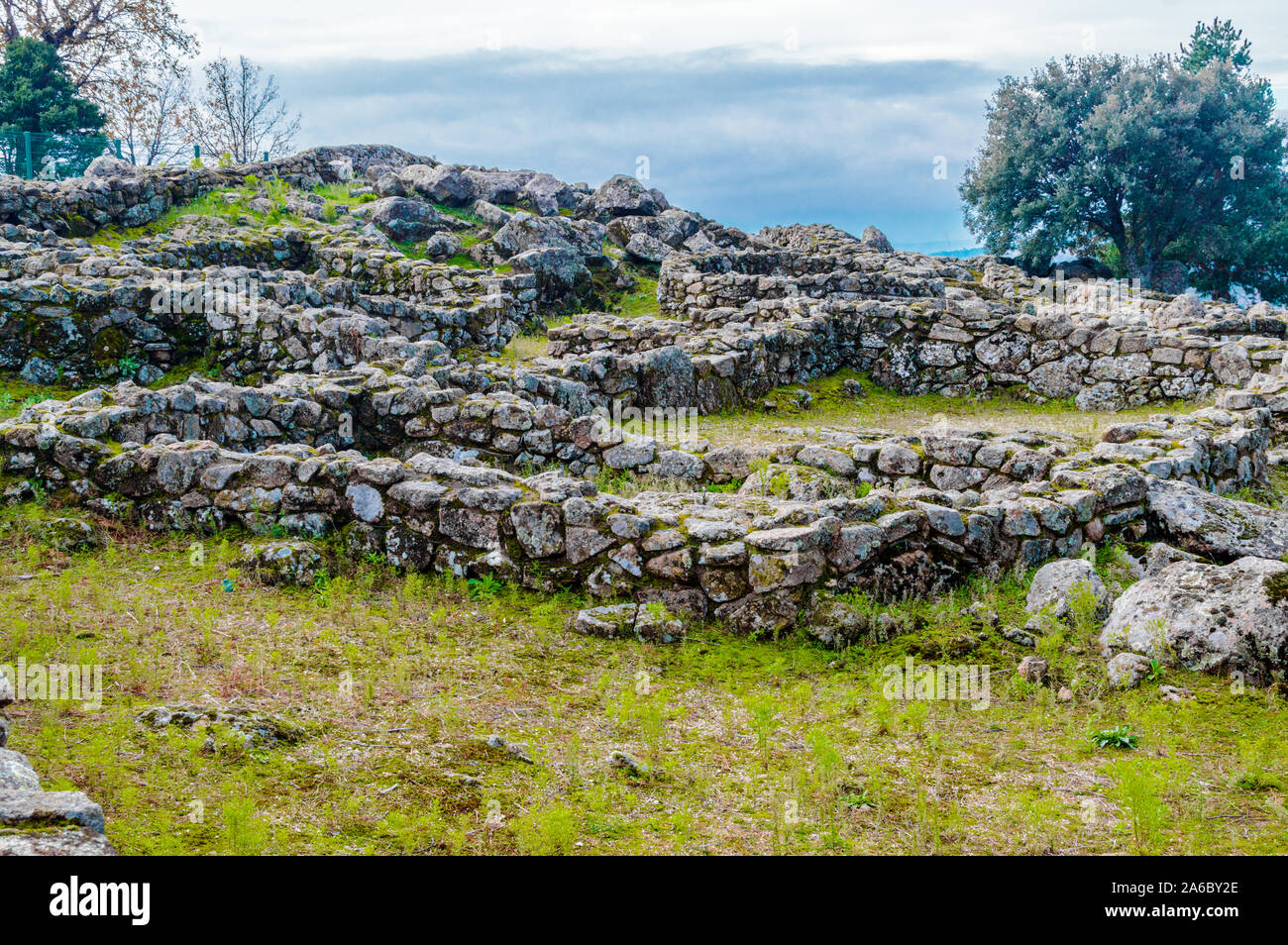 Ruins Of The Houses Inside The Walls Dated In The Iron Age In The 3rd ...