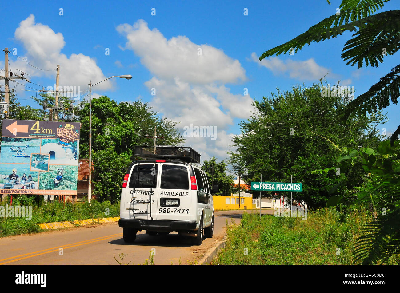 The Anglers Inn Resort facilities at Lake Picachos in Mexico's Sierra ...