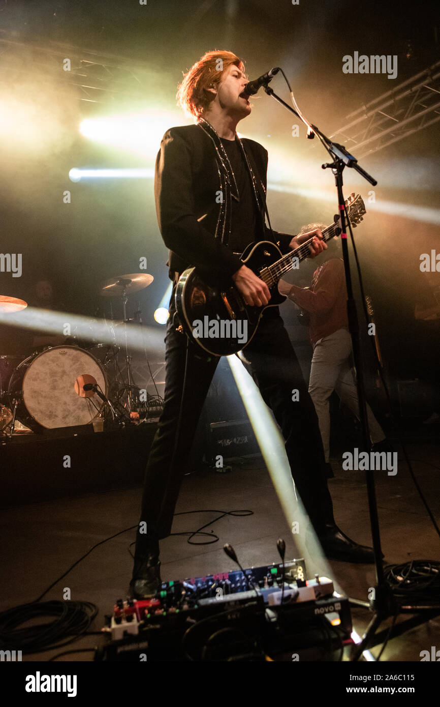 Milan Italy. 24 October 2019. The English rock band THE AMAZONS ...