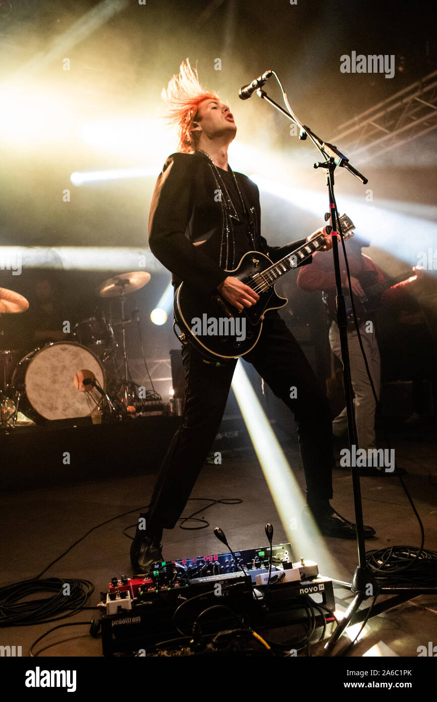 Milan Italy. 24 October 2019. The English rock band THE AMAZONS ...