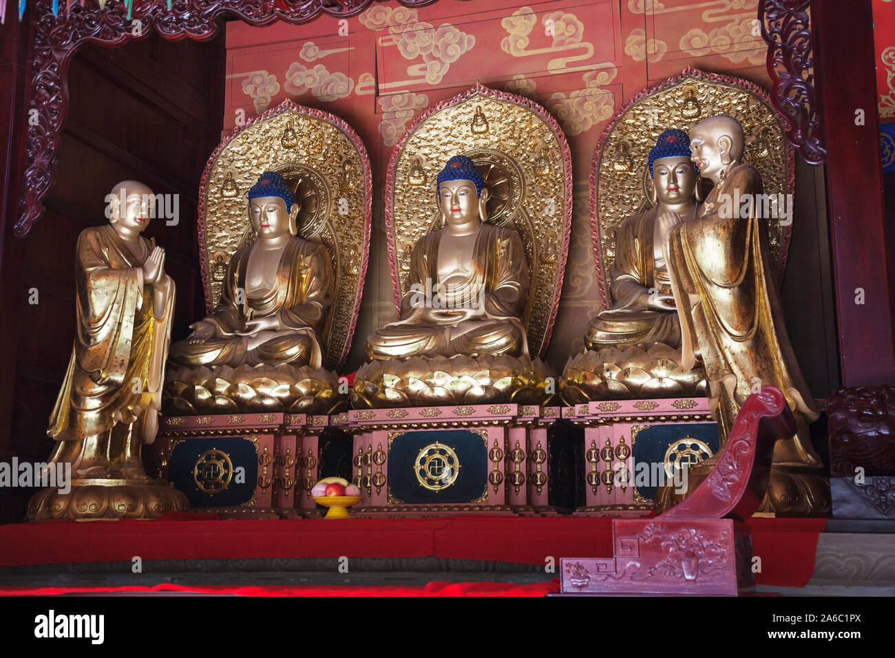 Buddhist sculpture in Ghost City of Fengdu China Stock Photo - Alamy