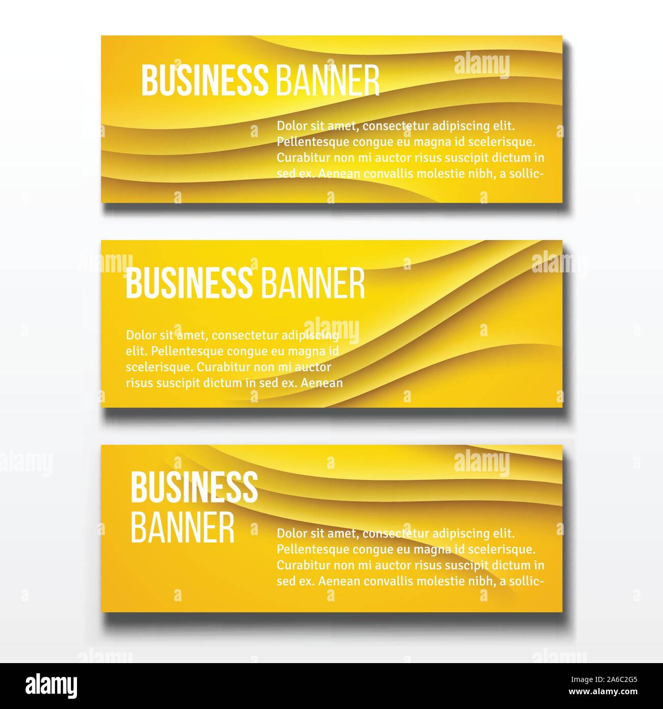 Origami banners set hi-res stock photography and images - Alamy