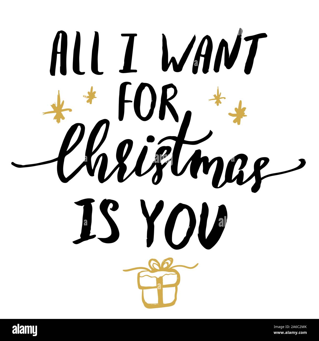 Hand written christmas card Stock Vector Images - Alamy