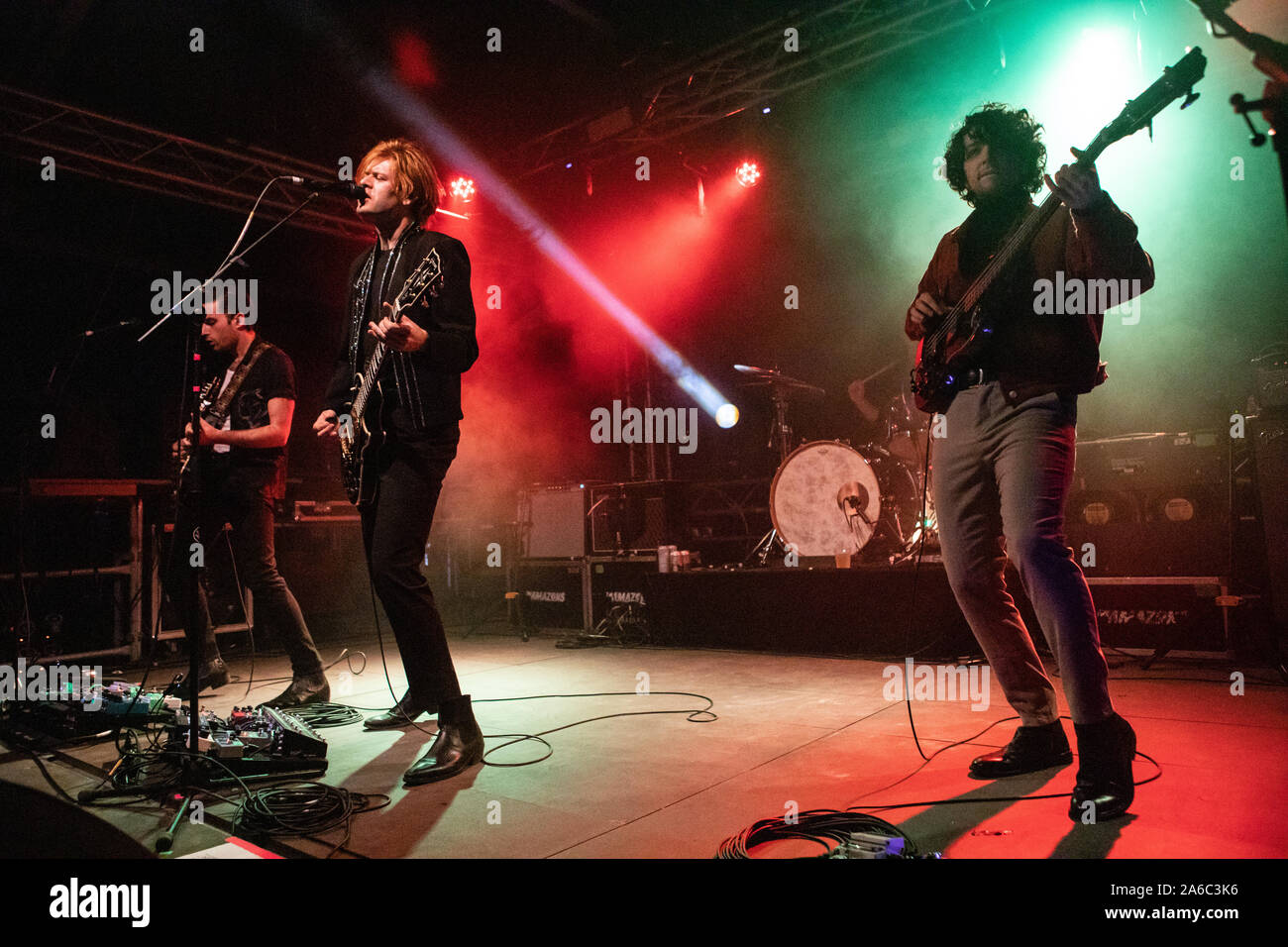 Milan Italy. 24 October 2019. The English rock band THE AMAZONS ...