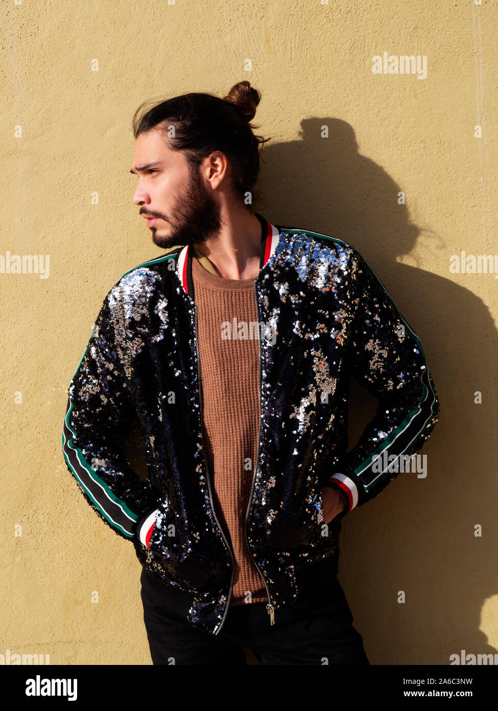 Handsome young Colombian man Stock Photo - Alamy