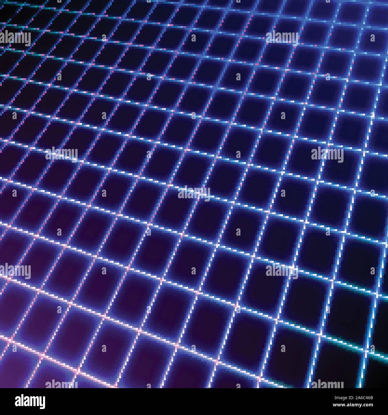 Bright neon grid lines glowing background with 80s style Stock Vector ...