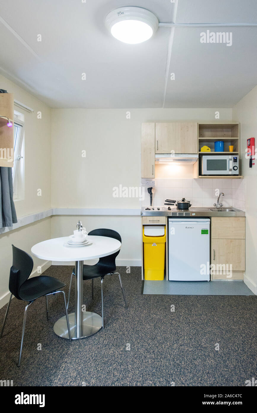 A student halls of residents room at university Stock Photo - Alamy