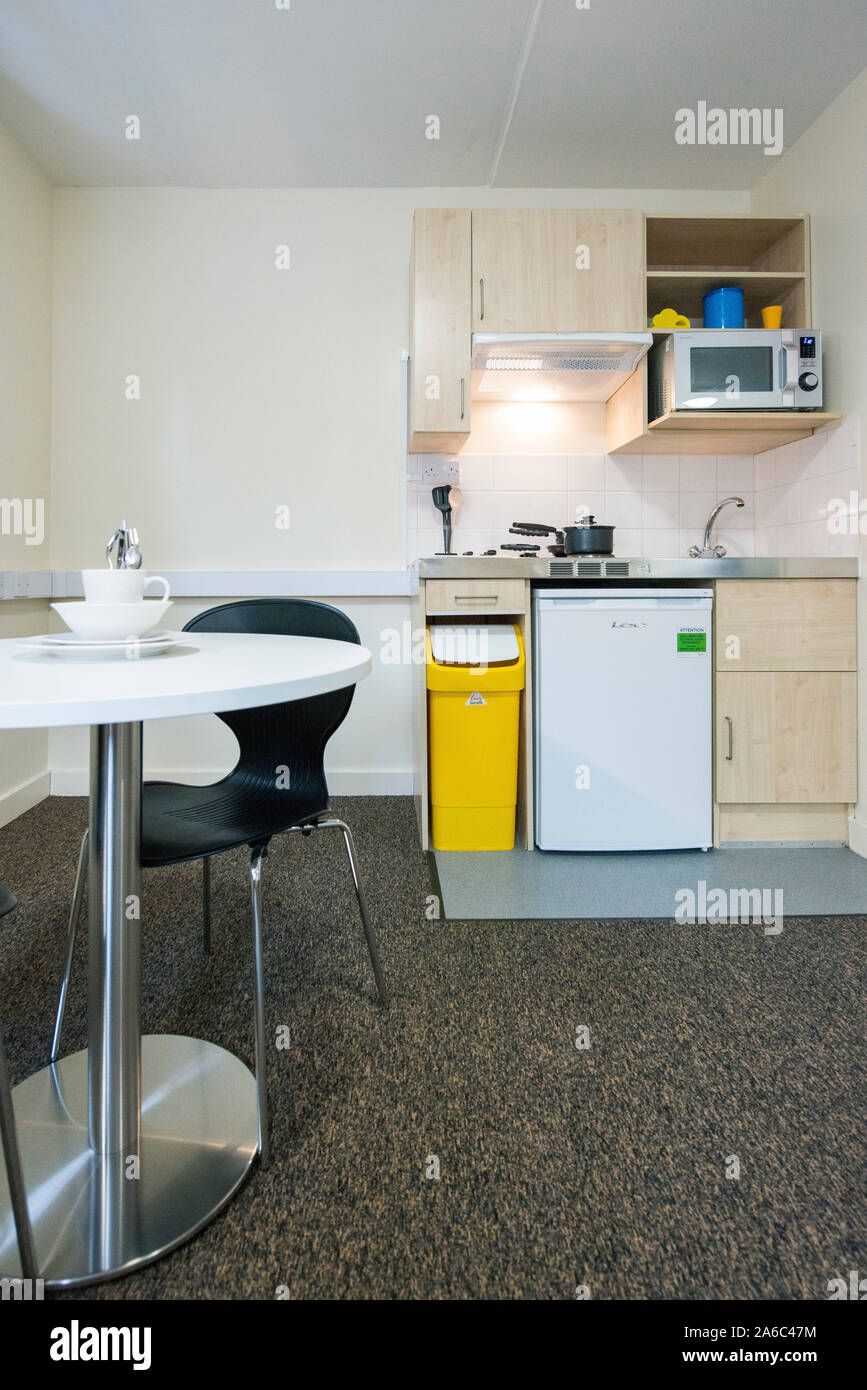 A student halls of residents room at university Stock Photo - Alamy