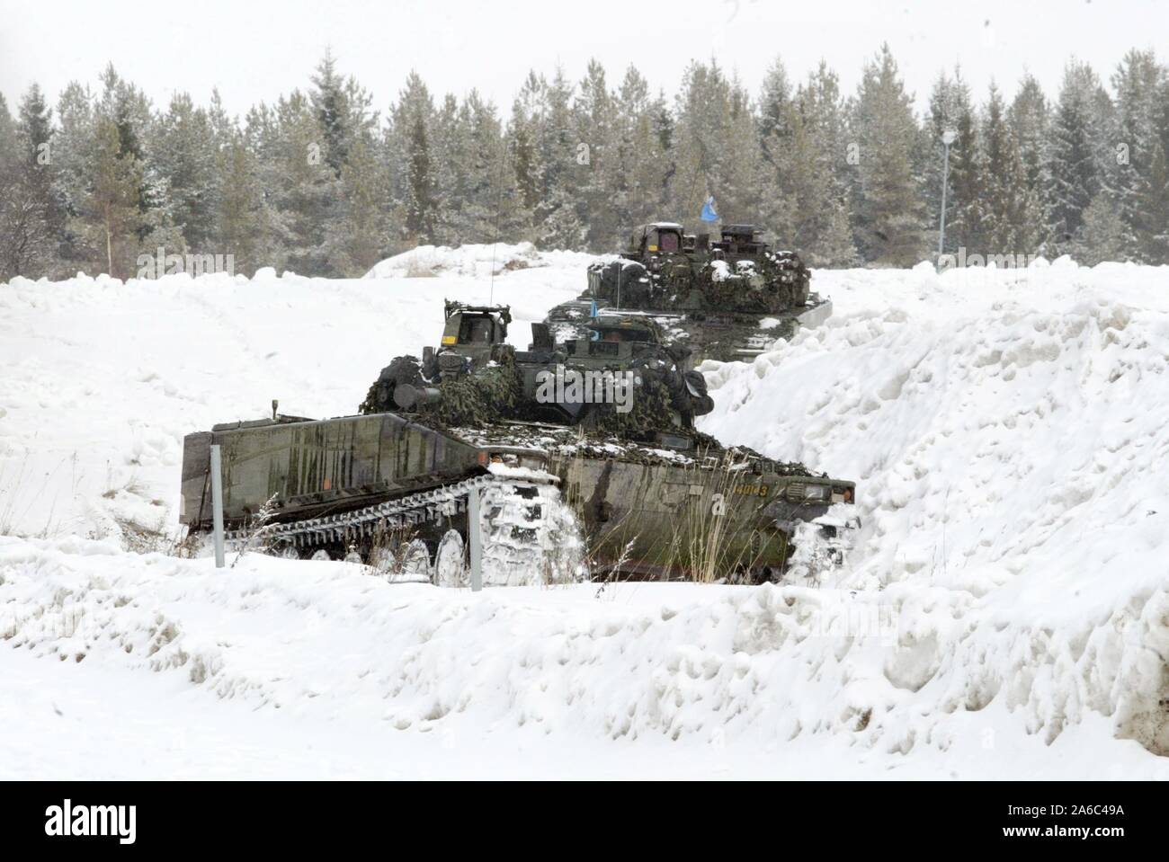 Swedish army tanks hi-res stock photography and images - Alamy