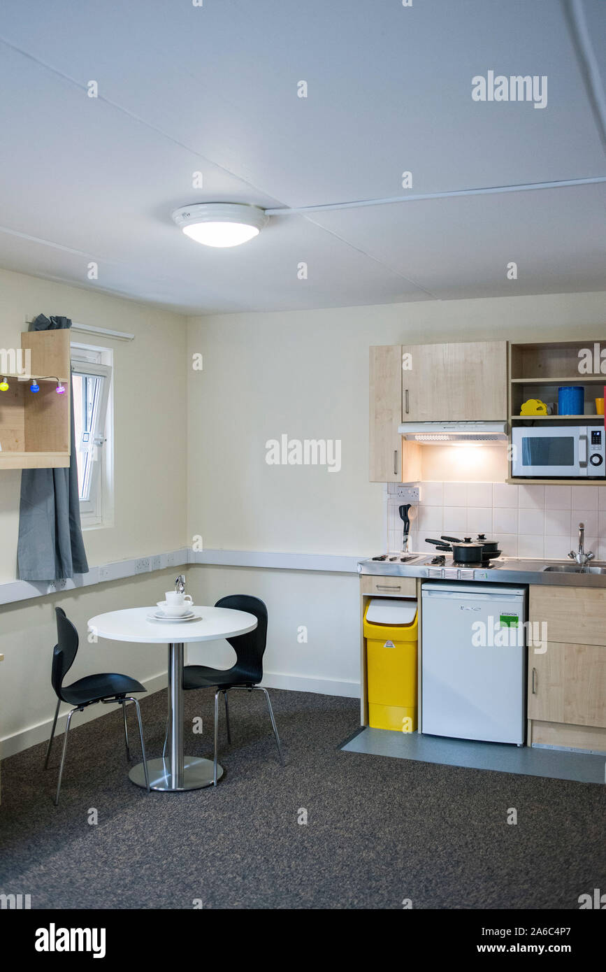 A student halls of residents room at university Stock Photo - Alamy