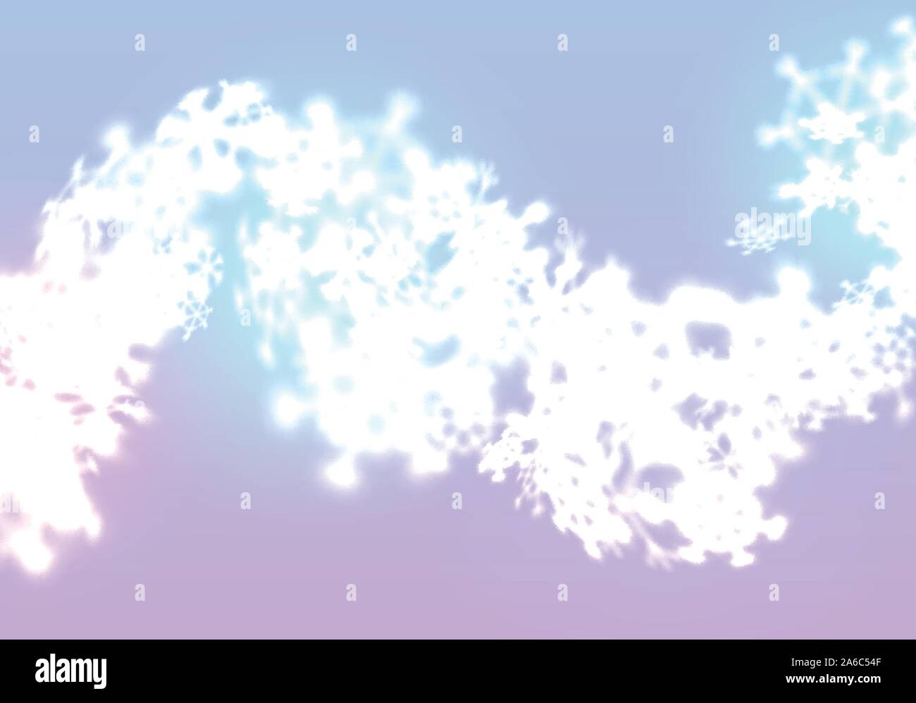 Christmas snowflakes background with falling and swirling snow Stock ...