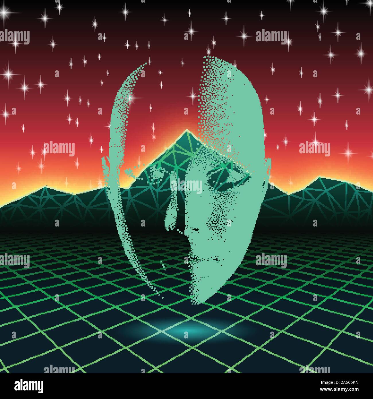 Retro wave hi-res stock photography and images - Alamy