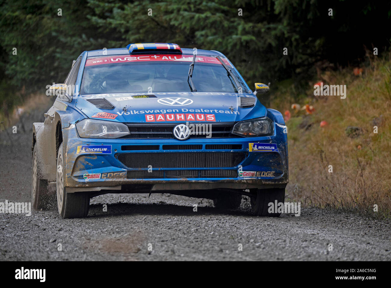 Car 44, Driver Ole Christian Veiby, Co-Driver Jonas Anderson, Wales ...
