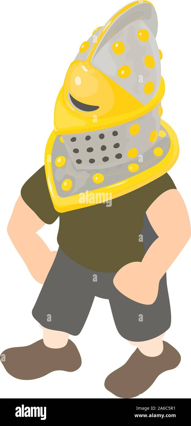 Medieval knight icon, isometric style Stock Vector Image & Art - Alamy