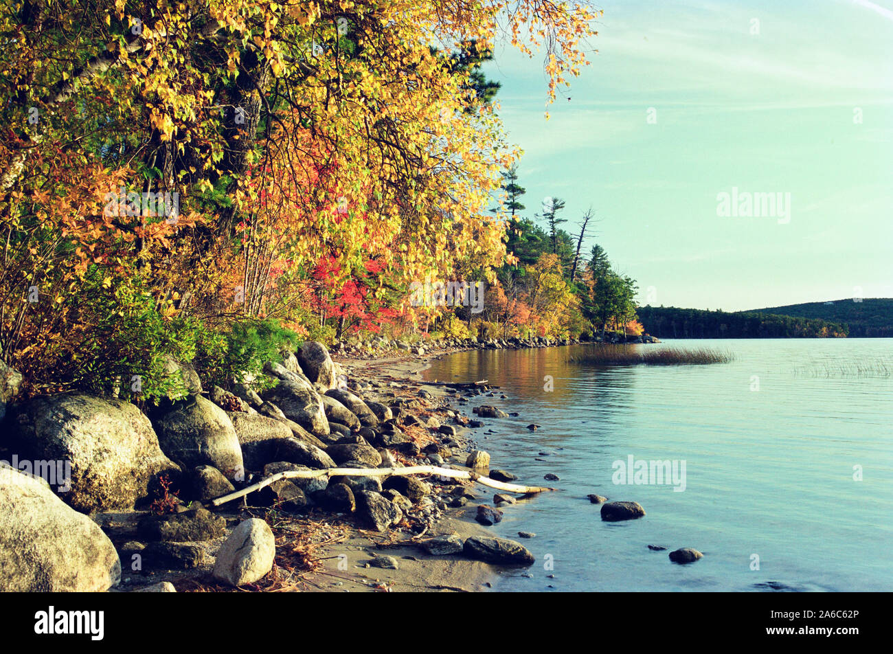 Lakeshore fall colors hi-res stock photography and images - Alamy