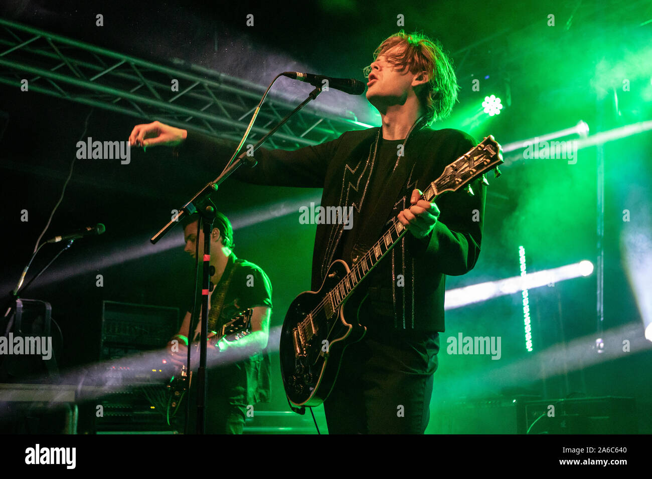Milan Italy. 24 October 2019. The English rock band THE AMAZONS ...