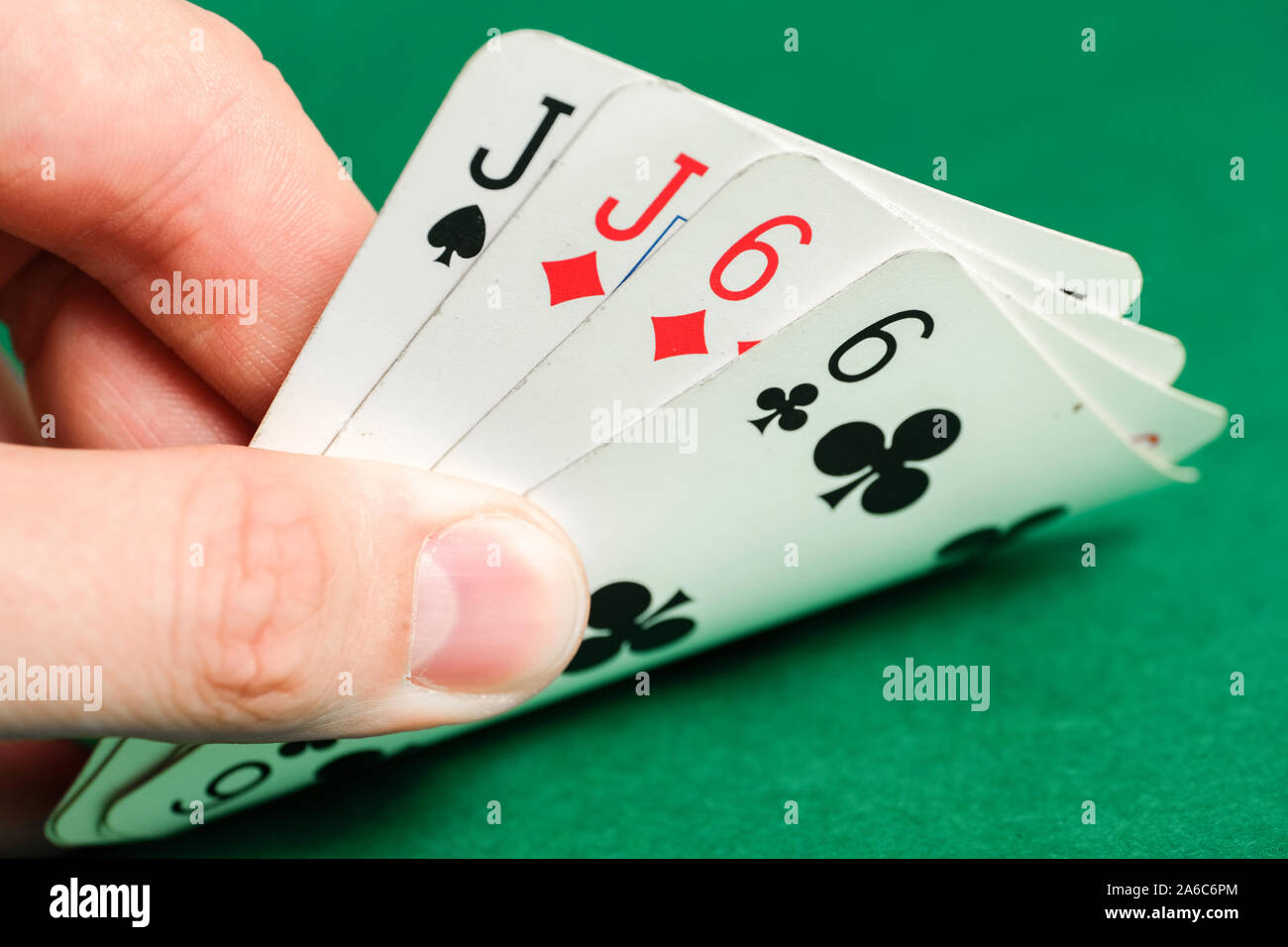 Poker hand two pair hi-res stock photography and images - Alamy