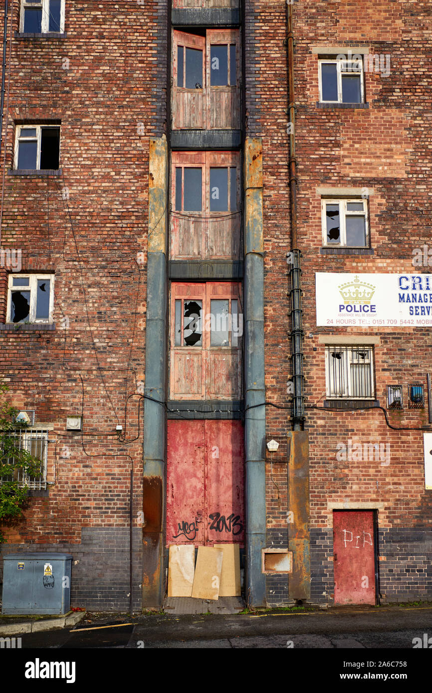 Older warehouse building in the Baltic Triangle part of Liverpool that ...