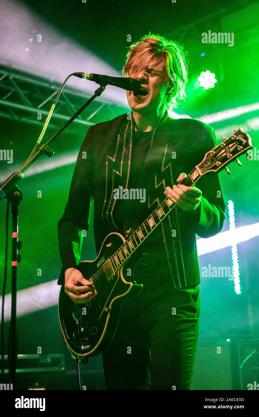 Milan Italy. 24 October 2019. The English rock band THE AMAZONS ...